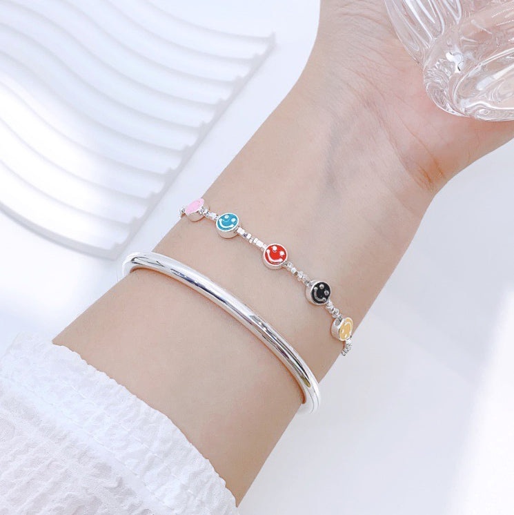 S925スマイルビーズブレスレット – L LABEL